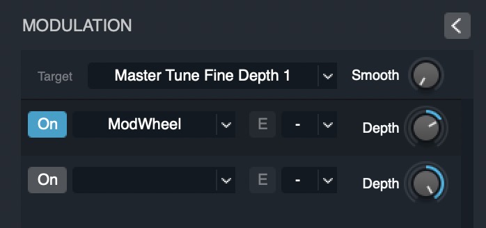 Logic ProのAlchemyでモジュレーションホイールでビブラートをかける設定方法 | Mitchie Mのブログ