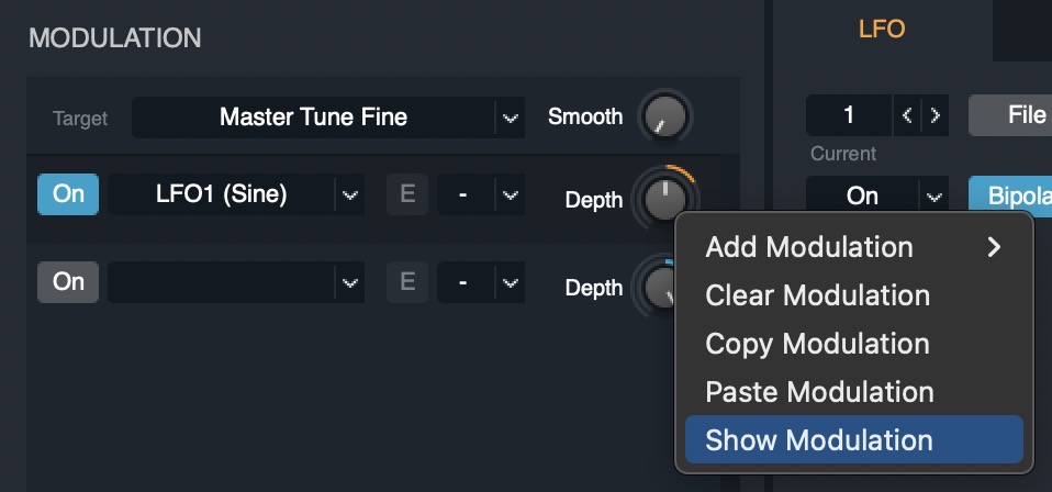 Logic ProのAlchemyでモジュレーションホイールでビブラートをかける設定方法 | Mitchie Mのブログ